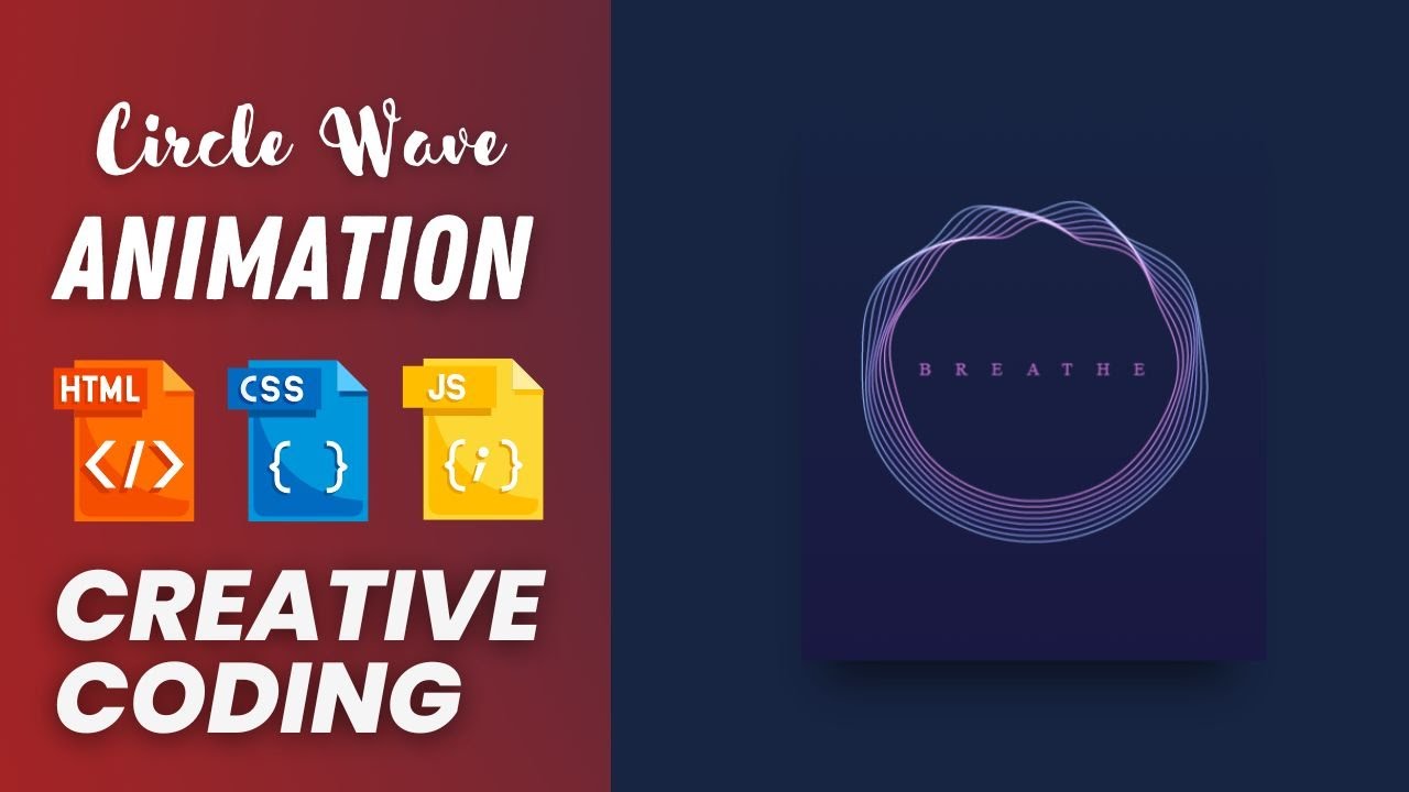 Circle Wave Animation Create Wave Animation Using Css Html Javascript
