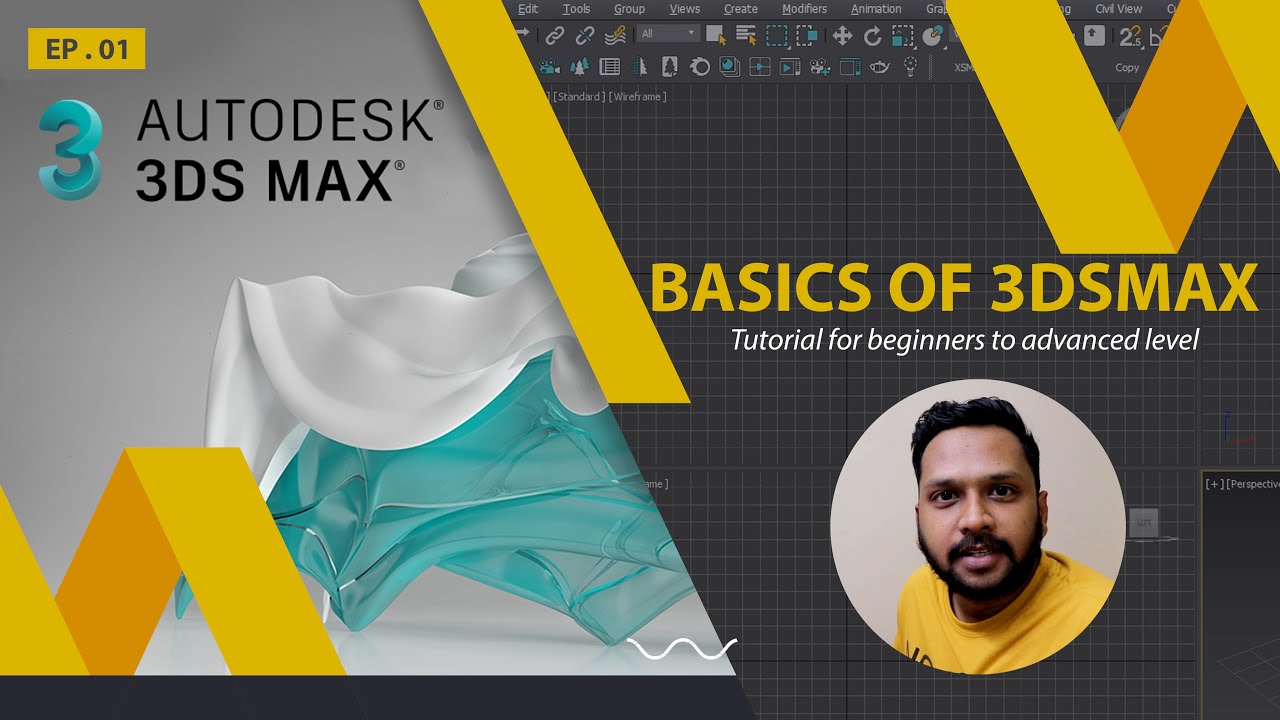 3ds Max Basics For Beginners Ep 01 Tutorial For Beginners Youtube