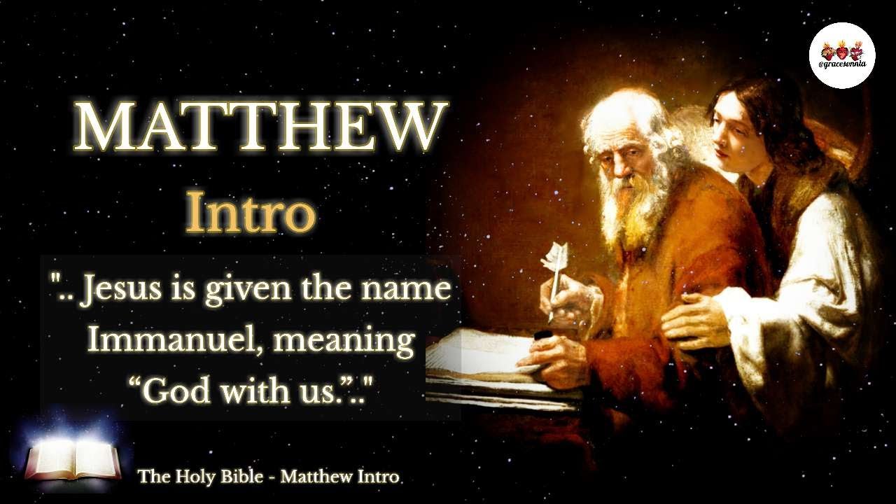 The Holy Bible Matthew Intro Audio Bible Niv God Bible Youtube