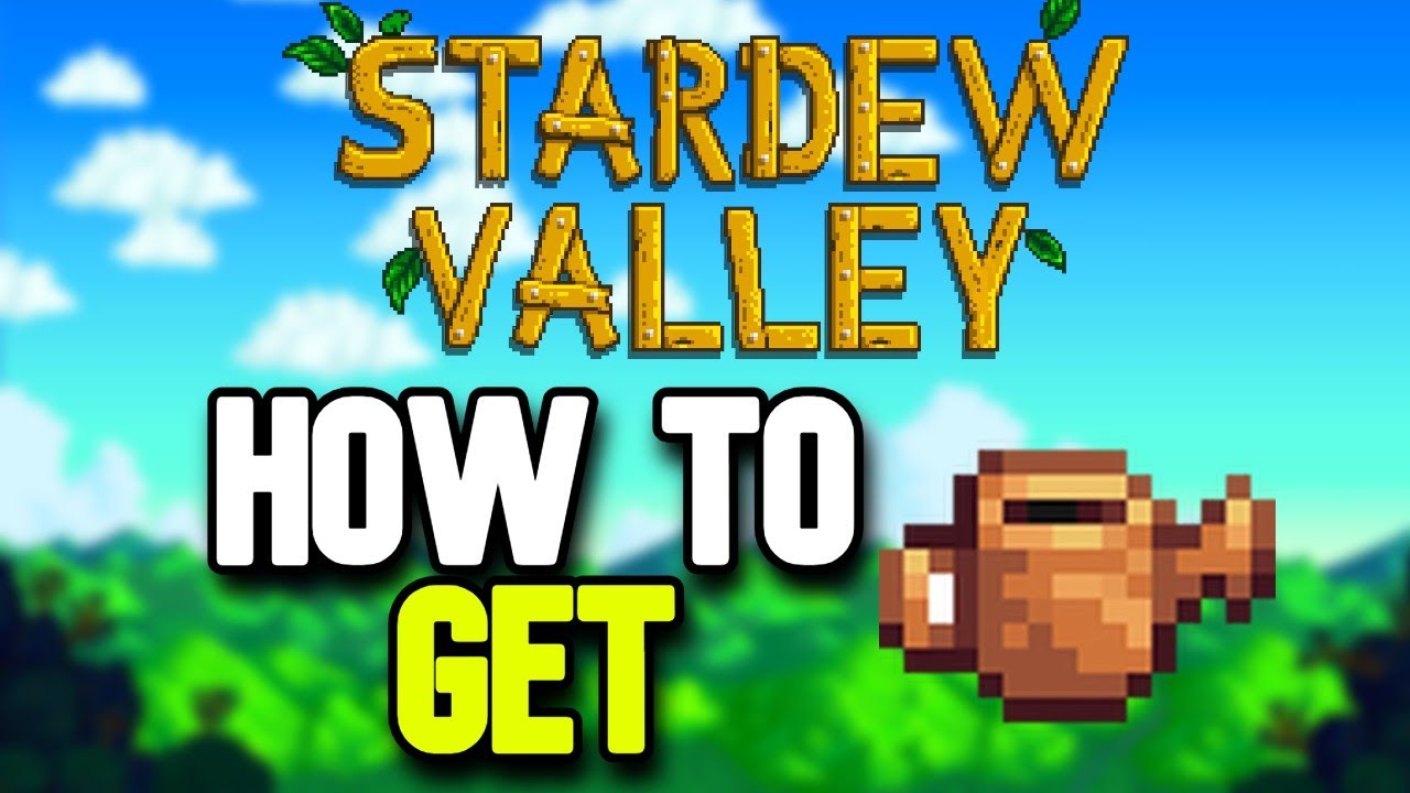 How To Get A Copper Watering Can In Stardew Valley Youtube