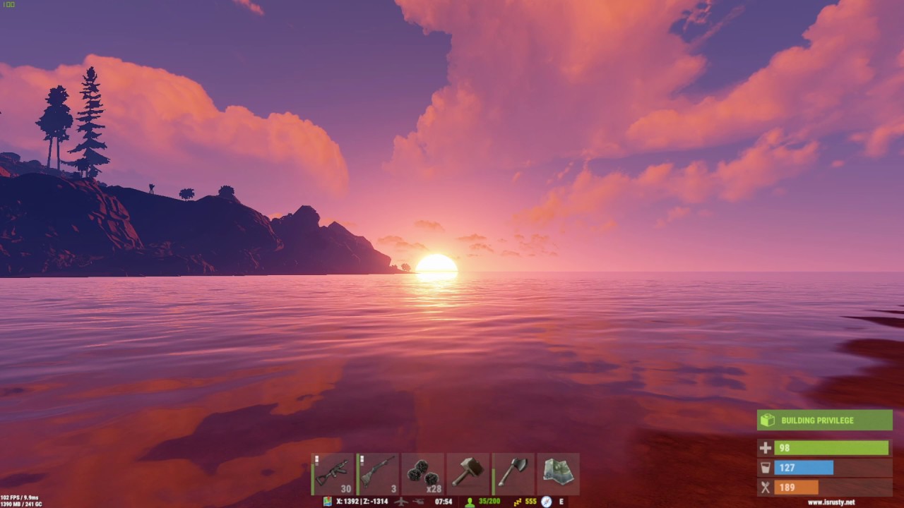 Rust Sunrise Youtube
