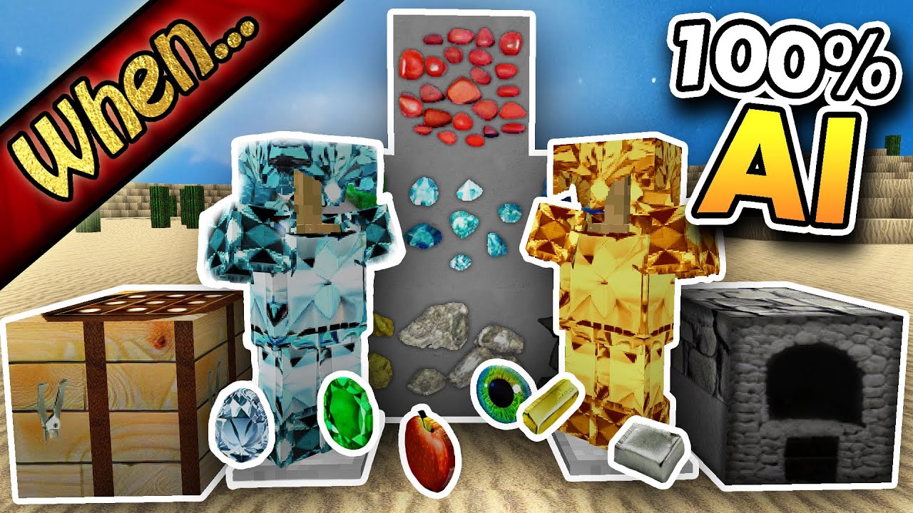 When Ai Makes A Minecraft Texture Pack Youtube