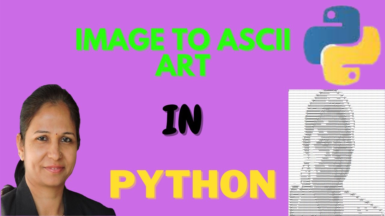 Image To Ascii Art Using Python Youtube