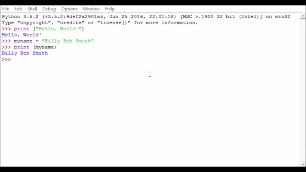 Intro To Python Youtube