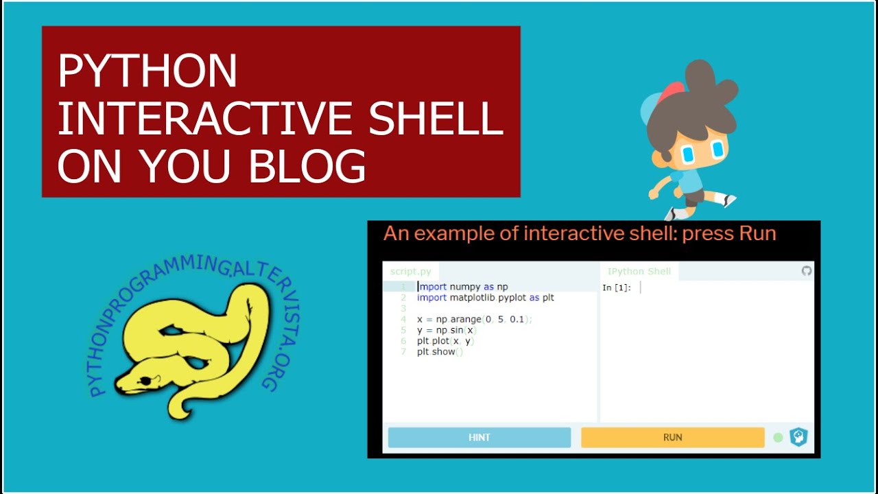 Interactive Python Shell On Your Blog Youtube
