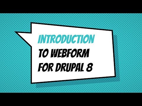 Introduction To Webform For Drupal 8 Youtube