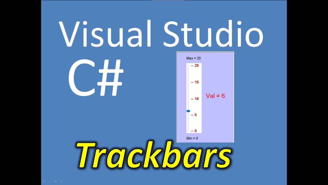 C Trackbars Youtube