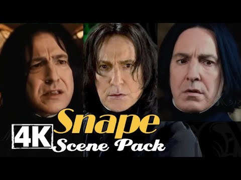 Harry Potter All Severus Snape Scenes 4k Ultra Hd Youtube