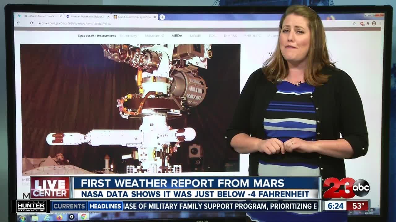 Nasa Has Received The First Weather Report From Mars Rover Youtube