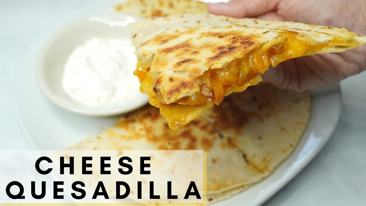 Quick And Easy Cheese Quesadilla Recipe Shorts Youtube
