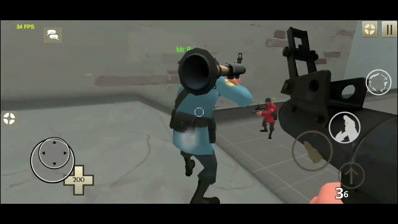 Tf2 Mobile Rewritten Soldier Gameplay Youtube