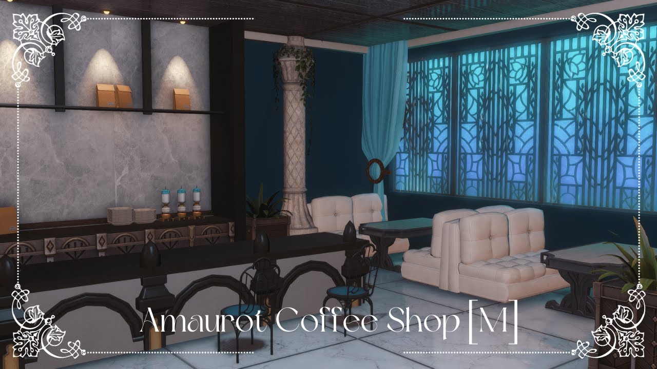Amaurot Coffee Shop M Ffxiv House Tour Youtube