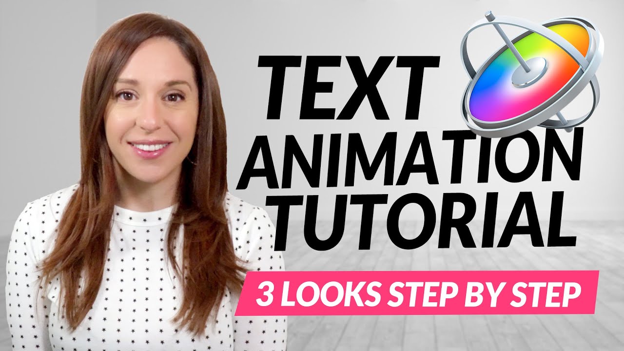 Apple Motion Text Animation Tutorial Step By Step Youtube