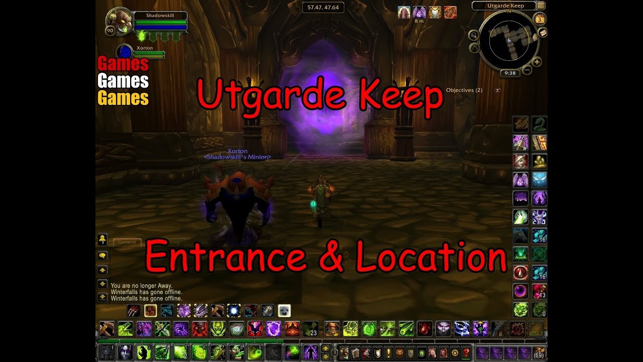 The Utgarde Keep Entrance Location World Of Warcraft Wrath Of The