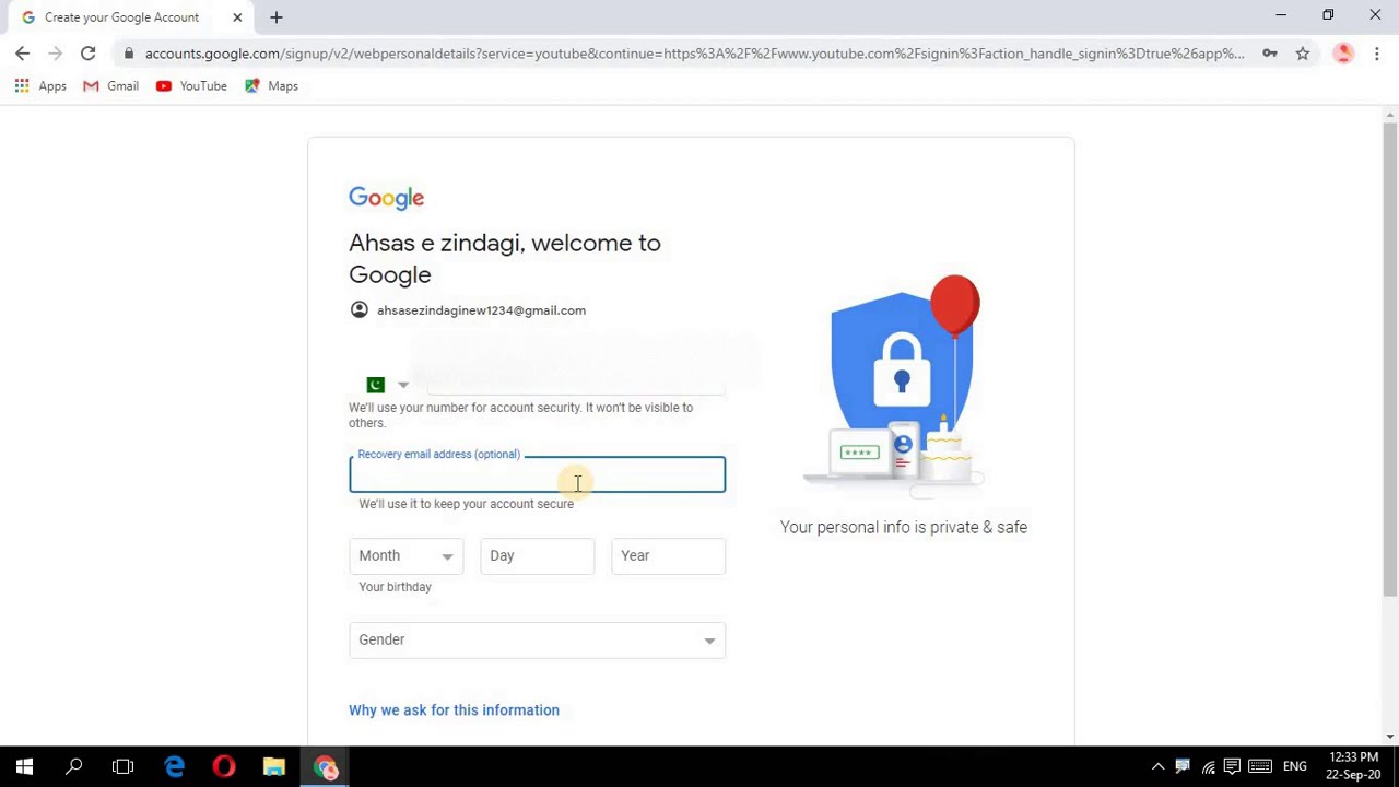 Gmail Account Maker Islamicraf