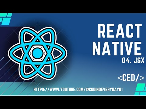 React Native Tutorial 4 Jsx Youtube