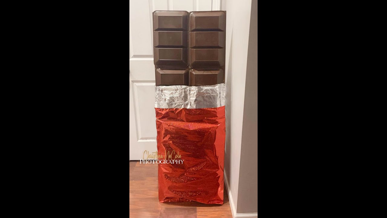 Diy Giant Chocolate Candybar Tutorial Youtube