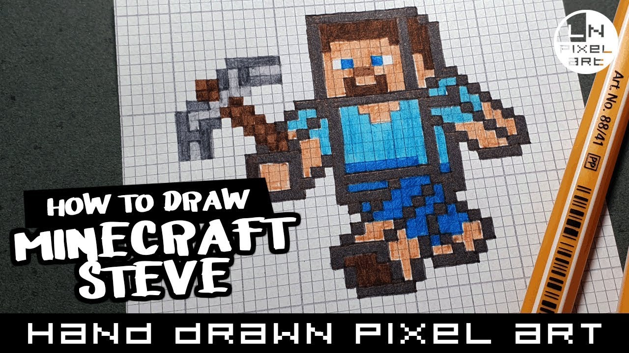 Pixel Art Minecraft Steve