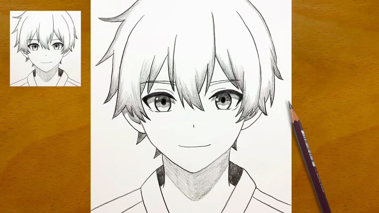 How To Draw An Anime Boy Face Really Easy Drawing Tutorial