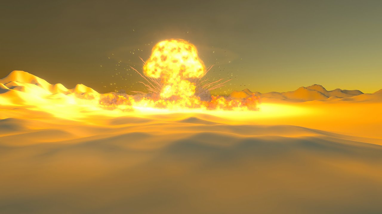 Nuclear Explosion Atomic Bomb Demo For The Unity Asset Store Youtube