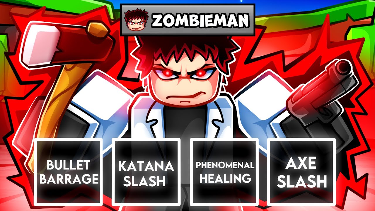 I Unlocked A Secret Zombieman Moveset In Roblox The Strongest