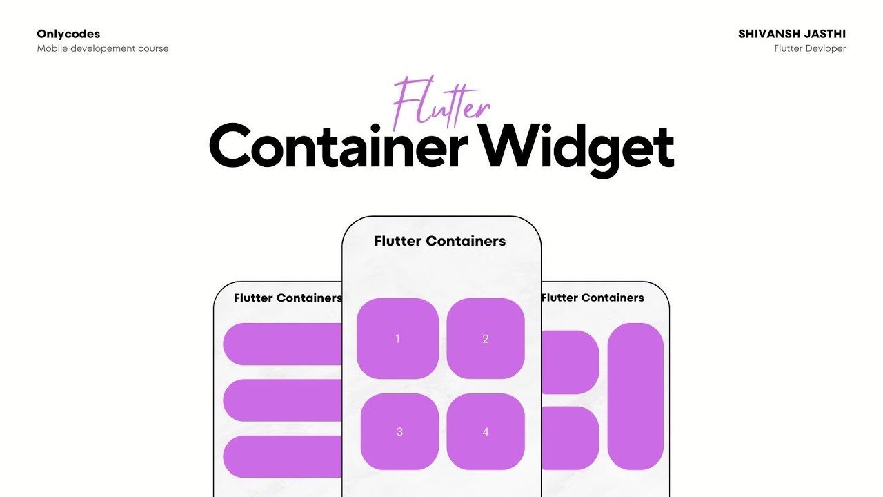 Flutter Tutorial Creating Containers For Beautiful Ui Designs How To