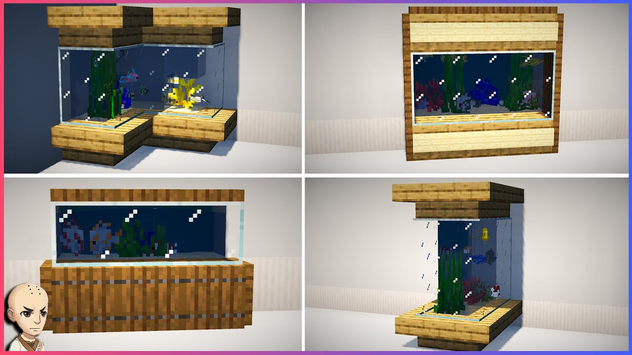 пёџminecraft Easy Fish Tank Aquariums Tutorial You Can Build пёџ