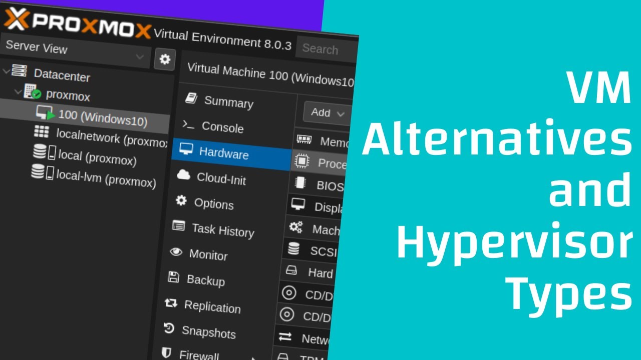 Hypervisor Types And Vm Alternatives Arabic Youtube