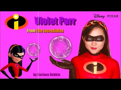 The Incredibles Disney X Pixar Violet Parr Makeup Tutorial рџ њ Youtube