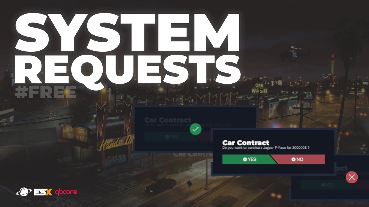 Free Requests System Fivem Script Showcase Youtube