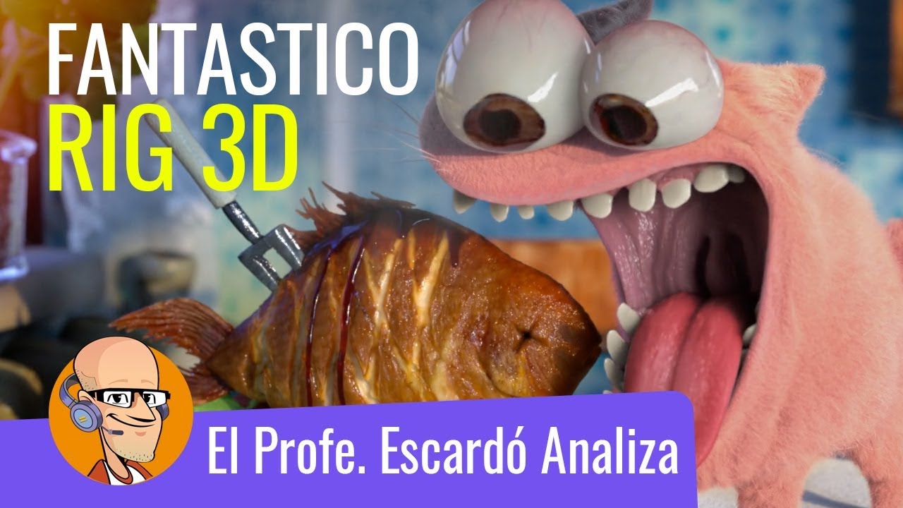 Personaje 3d Increíble Descubrimos Su Rig Para Animación 3d Youtube