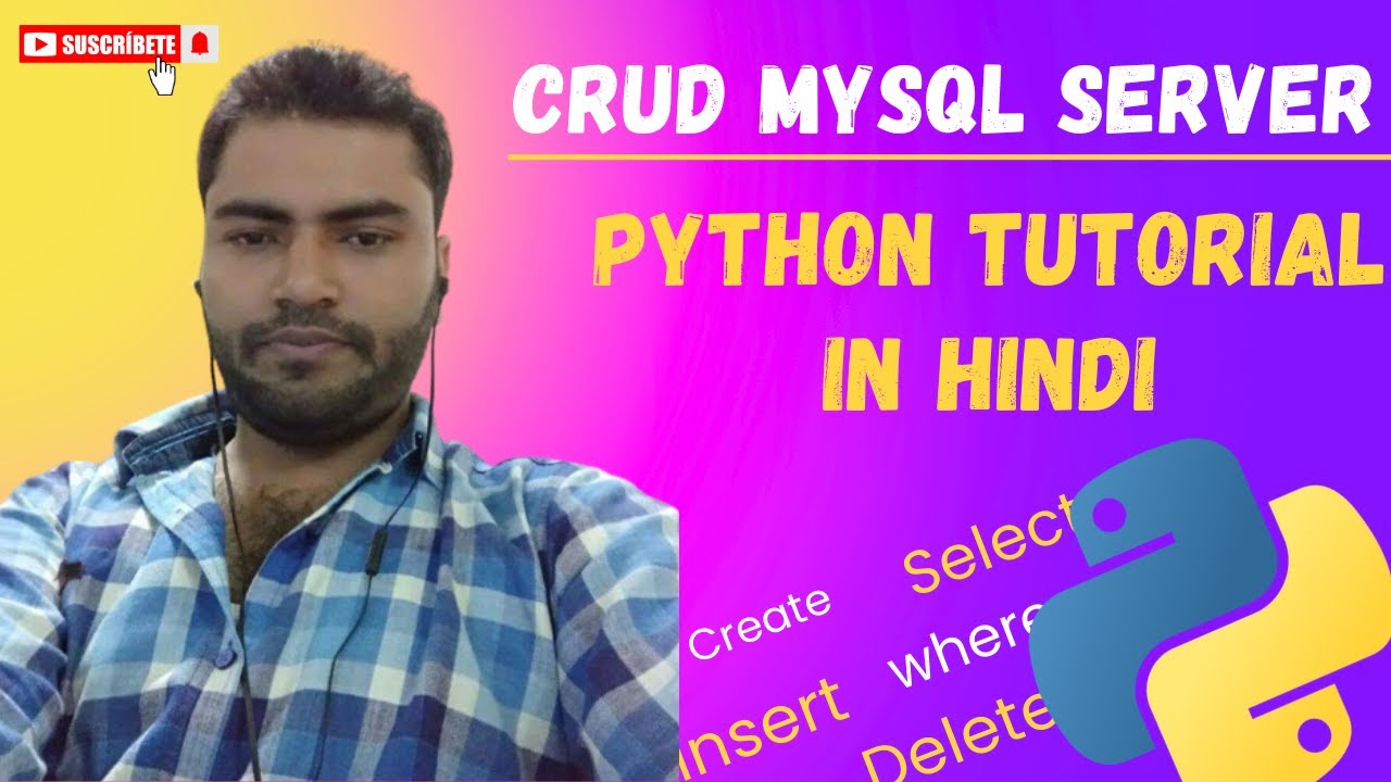 Python Tutorial Mysql Crud Operations Using Mysql Server Youtube