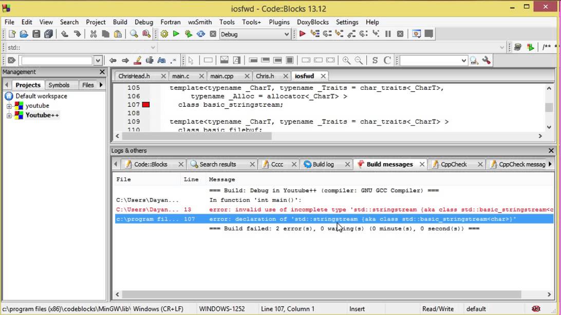 C Programming 23 Stringstream Youtube