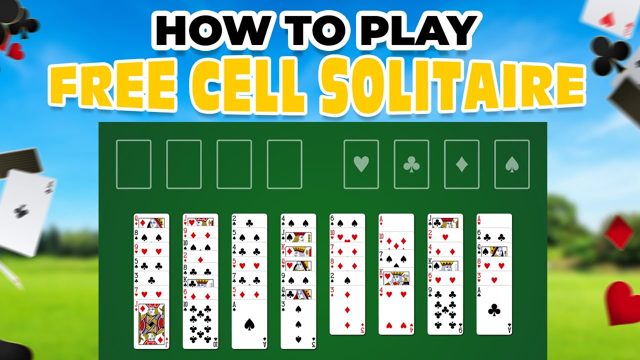 Free Cell Solitaire Tutorial Simple Step By Step Guide Youtube