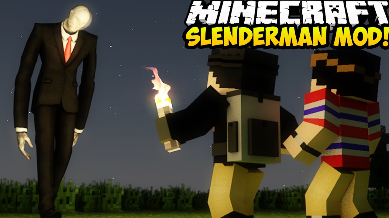 Minecraft Mods Slenderman Mod Slenderman In Minecraft Scary Mod