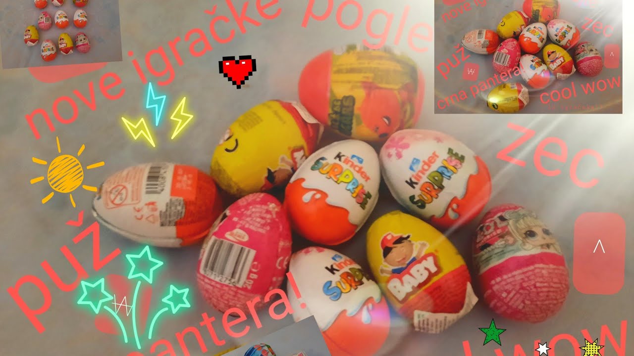 Otvaramo Kinder Jaja Youtube