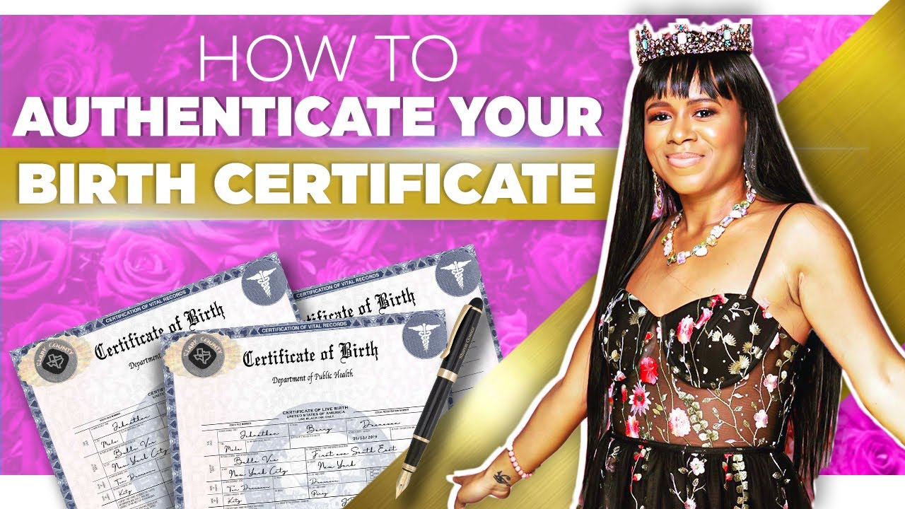 How To Authenticate Your Birth Certificate Youtube