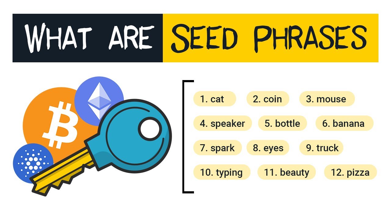 Crypto Education Seed Phrases Explained Animation Cryptomatics