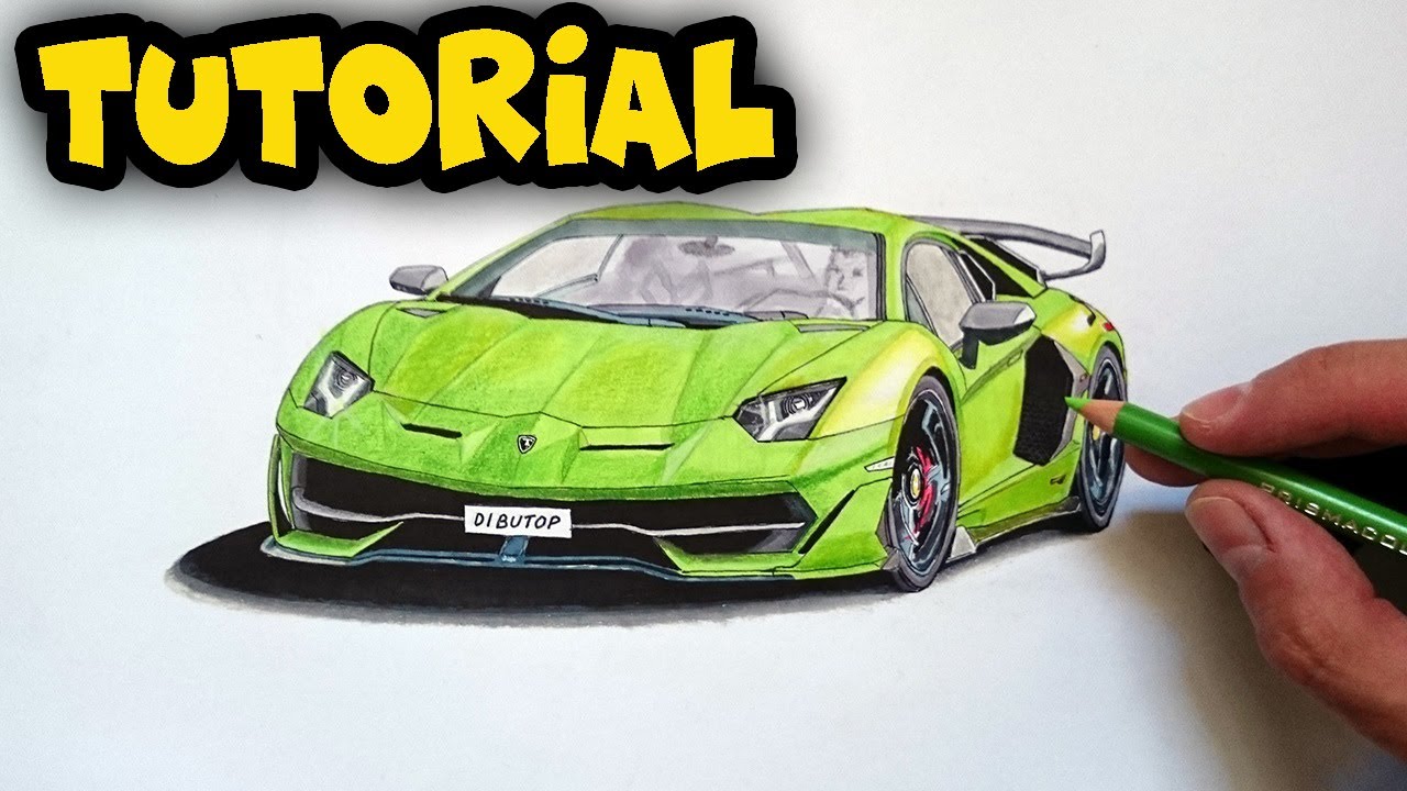 Cómo Dibujar Un Lamborghini Paso A Paso Youtube