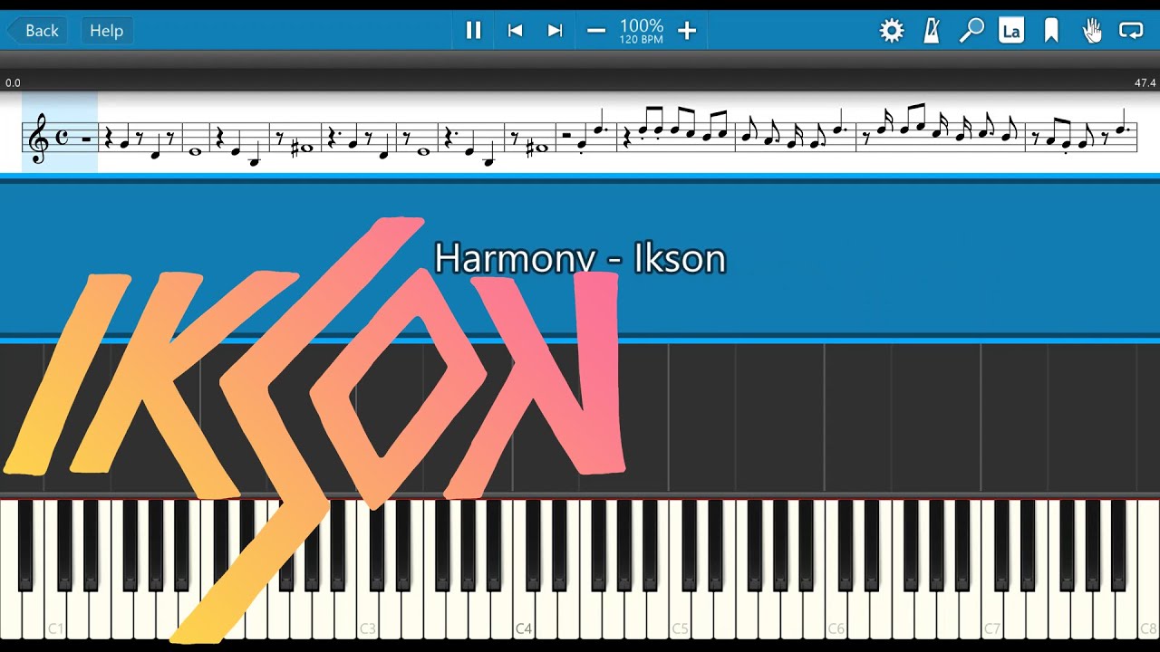 Harmony Piano Ikson Super Easy Youtube