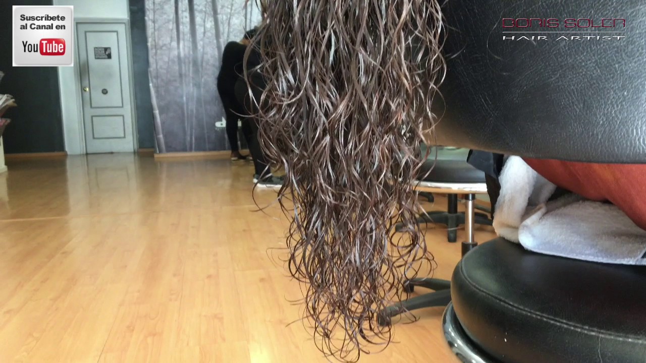 Como Hacer Una Permanente En Cabello Largo Paso A Paso Youtube