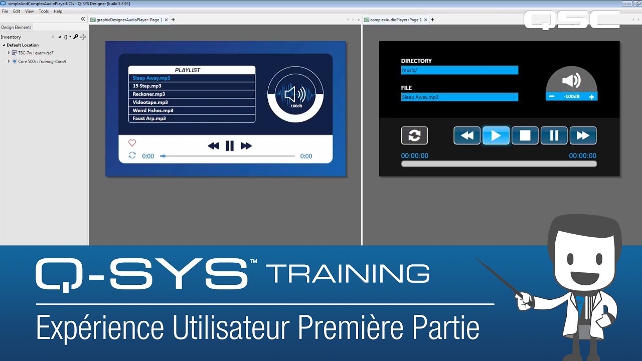 Q Sys Training Control Overview User Experience Ux Part One