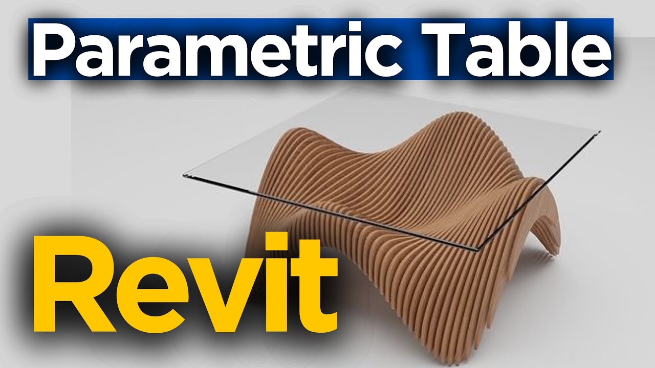 Revit Tutorial Day 114 Parametric Table In Revit Youtube