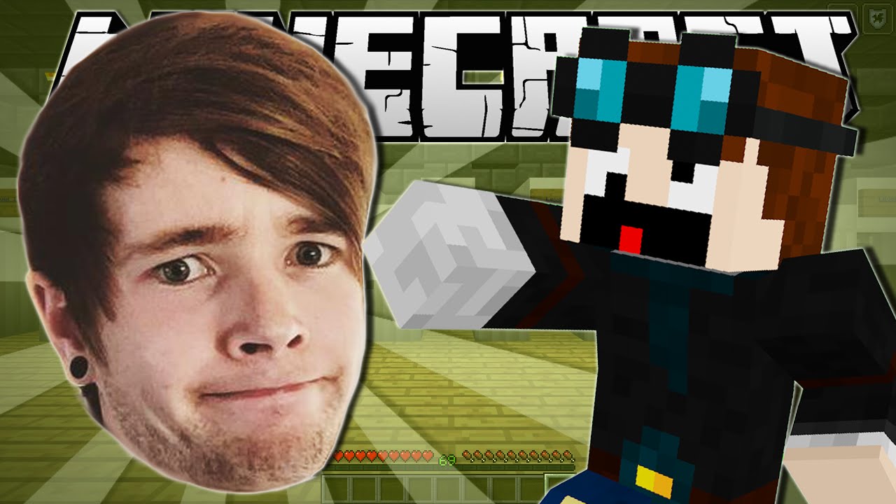 Minecraft Dantdm Broken Hand Challenge 2 Custom Map Youtube