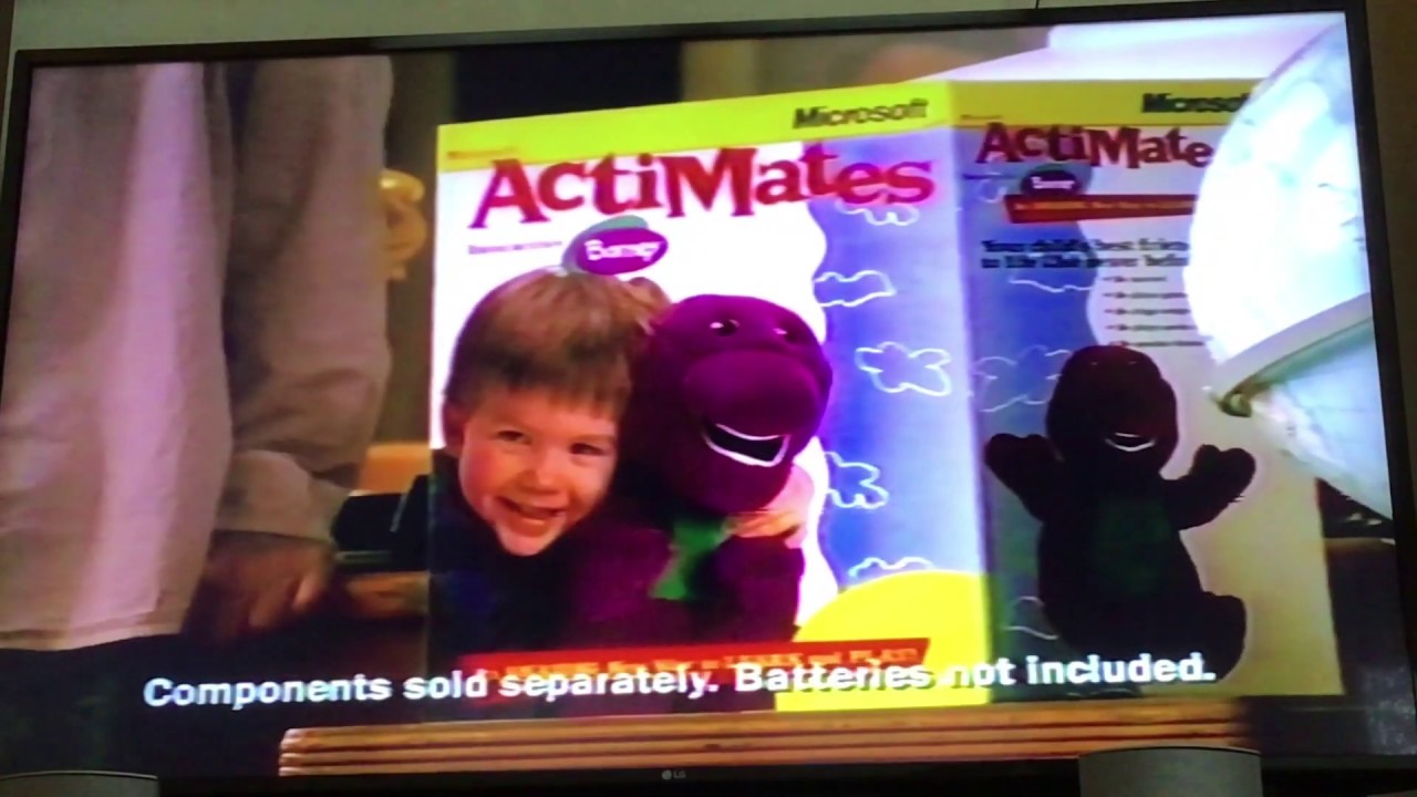 Microsoft Actimates Interactive Barney Commercial Youtube