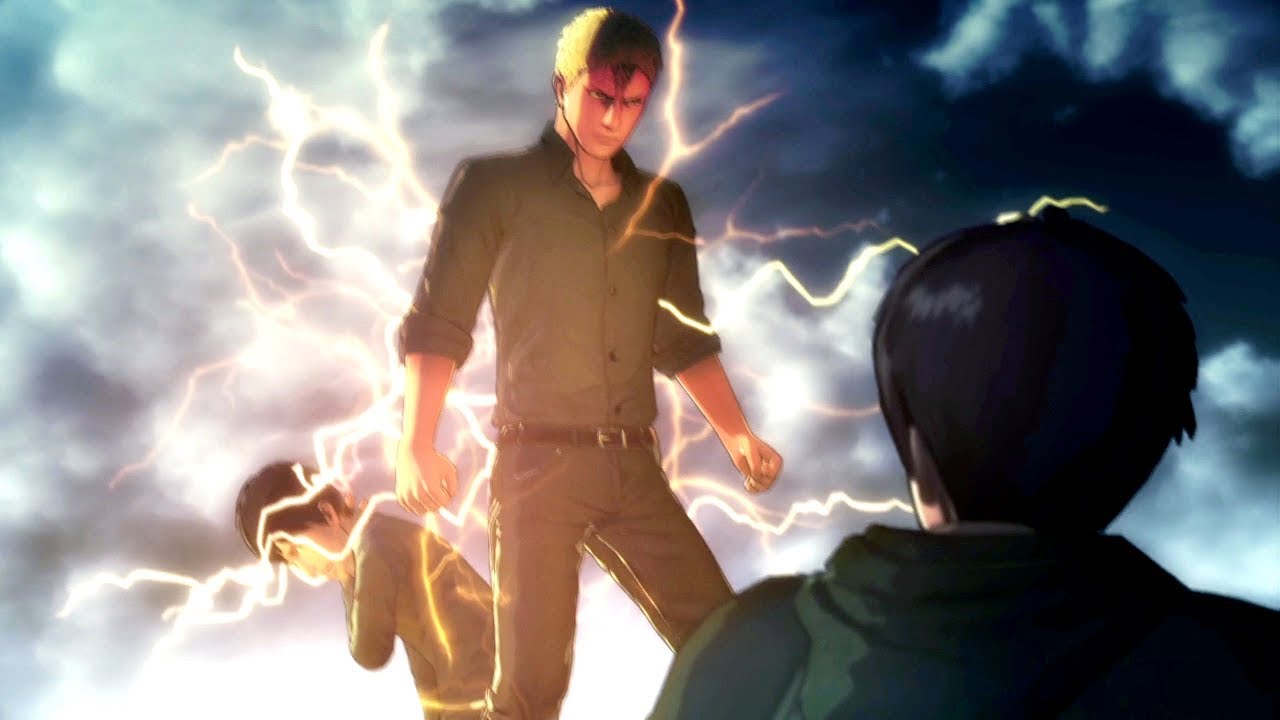 Armored Colossal Titan Boss Battle Reiner Bertholdt