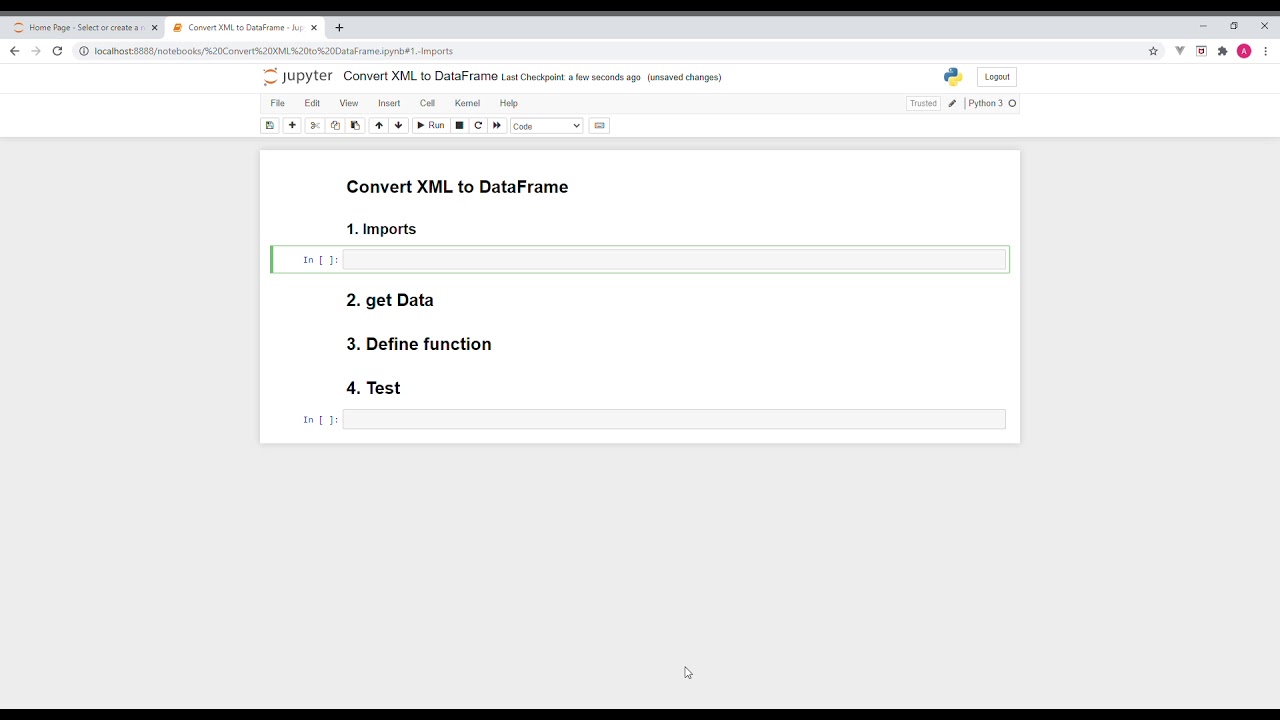 Convert Xml To Dataframe In Python Using Pandas Part 2 Youtube
