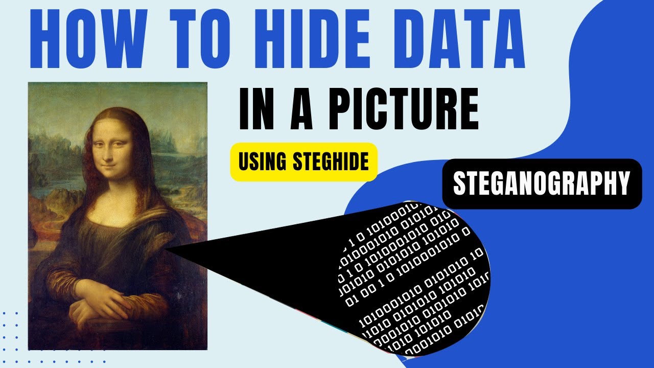 How To Hide Data Inside A Picture Steganography Youtube