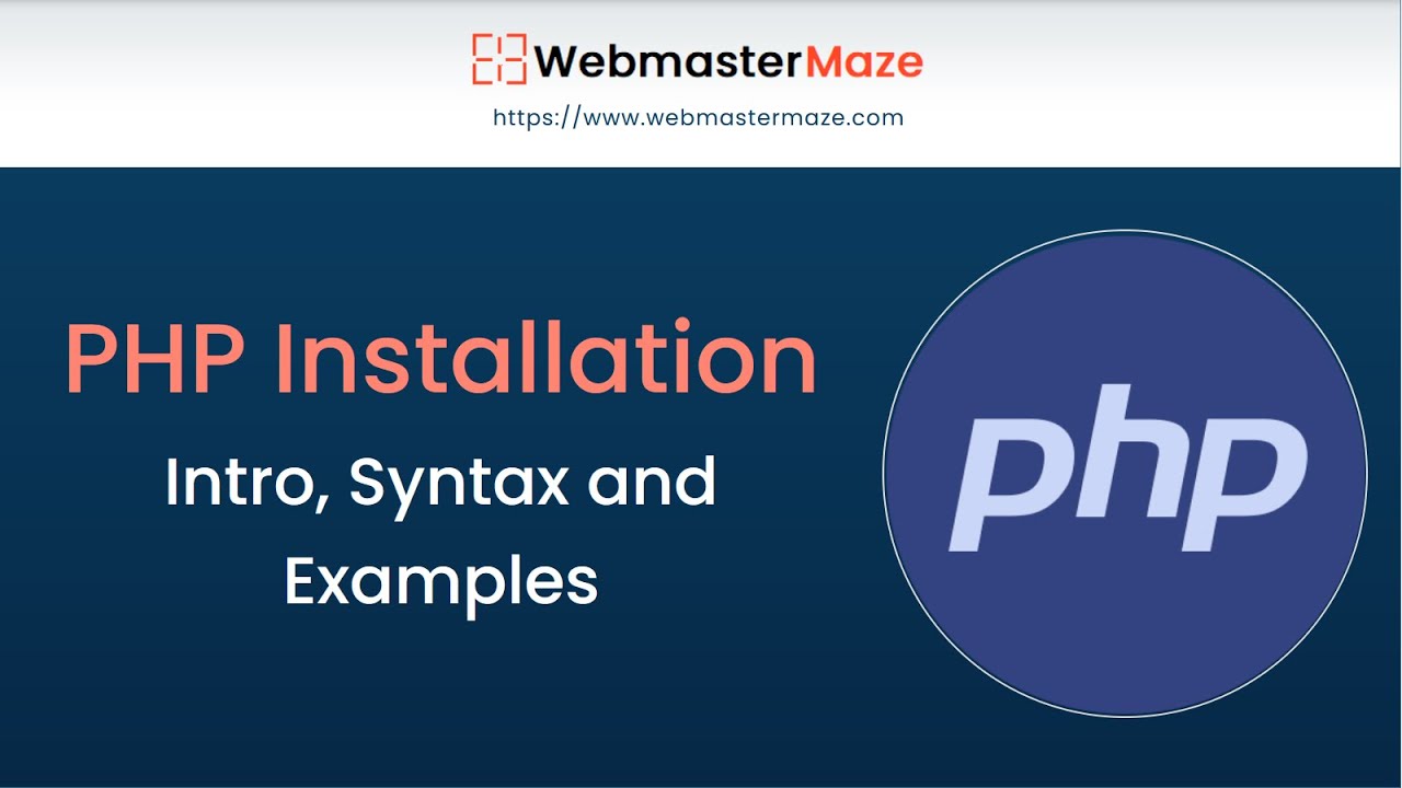Php Installation Youtube