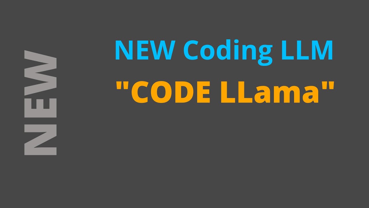 New Code Llama New Coding Llm By Meta Youtube